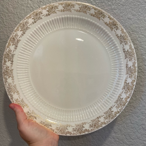 Union Made | Kitchen | Vintage 22kt Gold Union Made Floral Bridal Gold ...